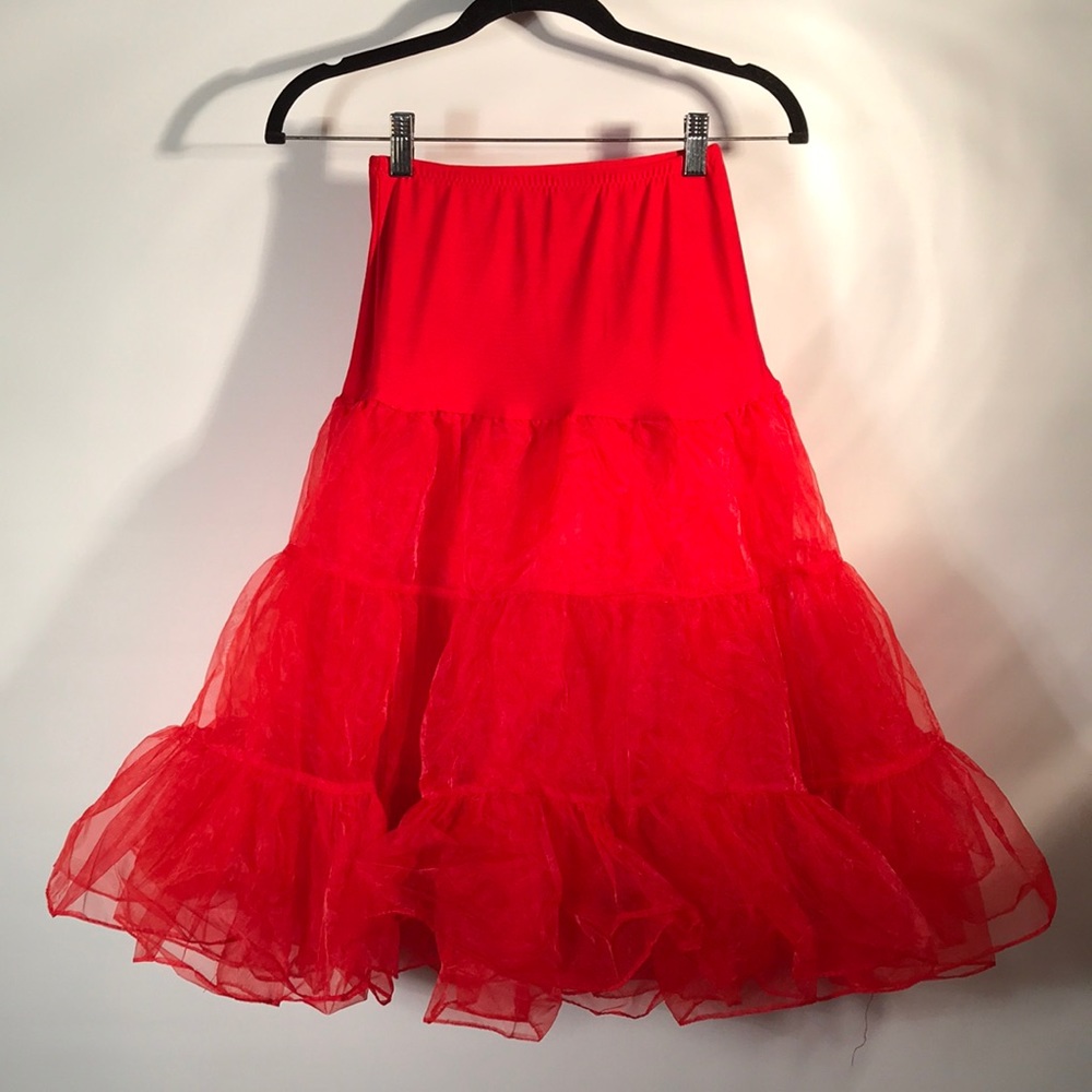 Petticoat Crinoline Nylon Skirt - Gem